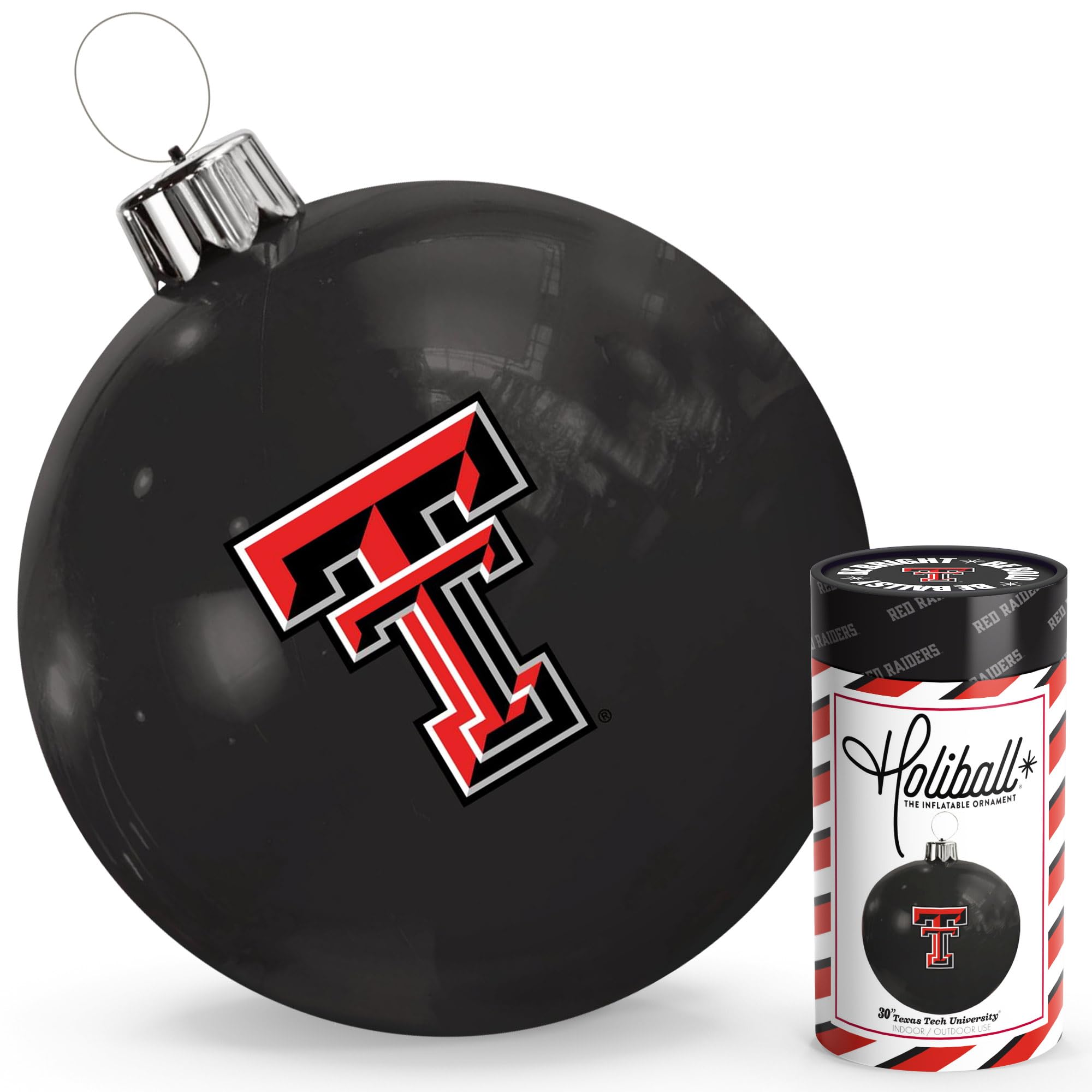Holiball Large Texas Tech University Ornament | Little Red Nursery, LLC