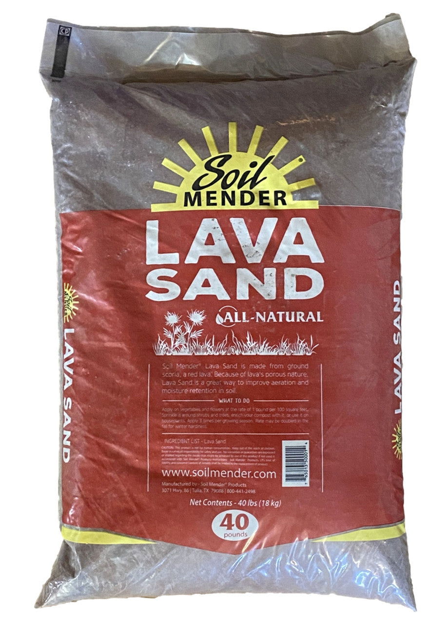 SOIL MENDER LAVA SAND – Little Red Nursery, LLC