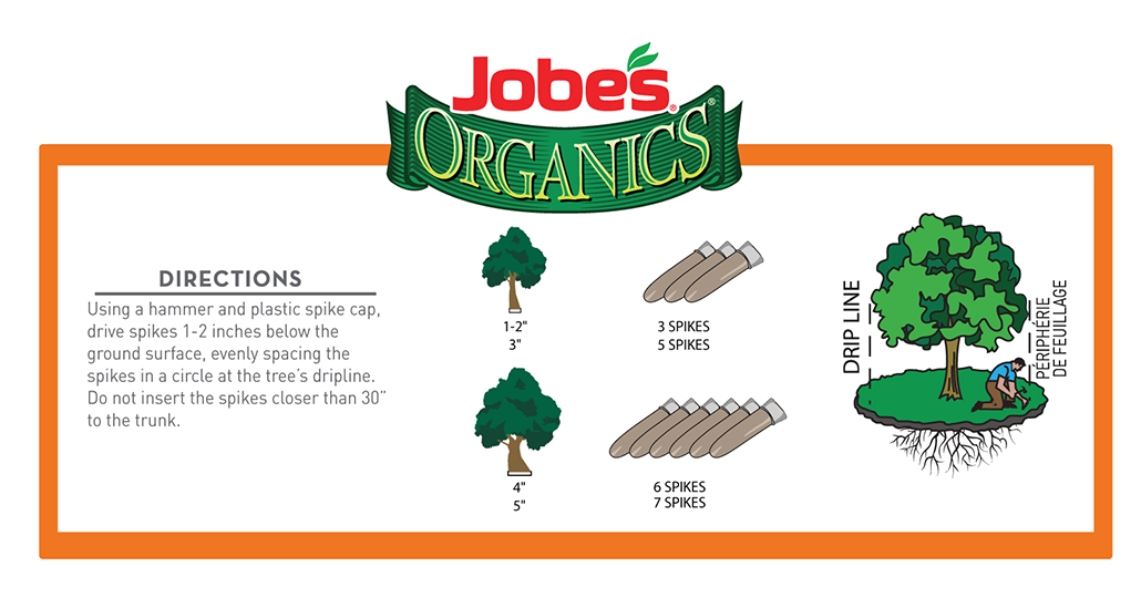 JOBES FRUIT TREE SPIKES – Little Red Nursery, LLC